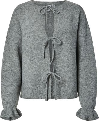 Pieces Pcsally Rev Frill Cardigan Knit Noos Bc