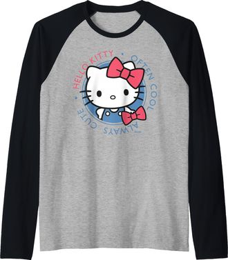 Hello Kitty Coole s&uuml;&szlig;e Liebe, s&uuml;&szlig;e Freundschaft, lustige Klassische Pose Raglan