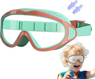 Generic Schwimmbrille f&uuml;r Kinder, Schnorchelbrille mit Ohrst&ouml;pseln - UV-Schutz und Anti-Beschlag, Wassersportbrille f&uuml;r Kinder von 2-16 Jahren