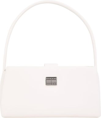 Tommy Jeans Damen Schultertasche American Cool Klein, Elfenbein (Ancient White), Einheitsgröße