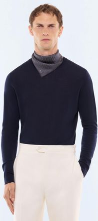 Fursac Pull col rond en laine m&eacute;rinos - Taille XXL - Homme