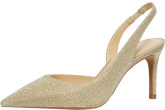 Michael Kors 40R4HNMP1D-740 Alina Flex Sling Pump Femme Pale Gold EU 40