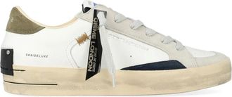 Crime London Homme, Chaussures, Blanc, Taille: 42 EU Sk8 Deluxe Baskets