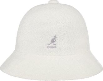 Kangol Bermuda Casual Soft Stoffhut Sommerhut Glockenhut Damen/Herren - Sommer Fr&uuml;hling-Sommer - L (58-59 cm) wei&szlig;