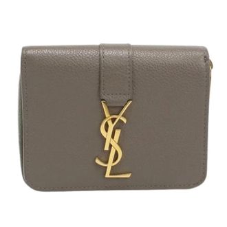 Saint Laurent Pre-owned Wallet (bi-fold) - - Pre-owned - Damen - Grau - ONE SIZE