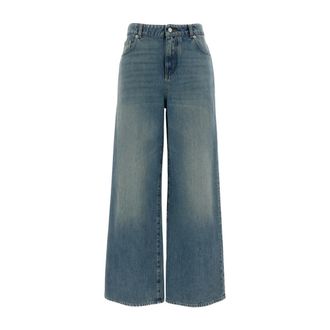 Alexander McQueen Wide Leg Jeans - - Jeans - Damen - Blau - W27