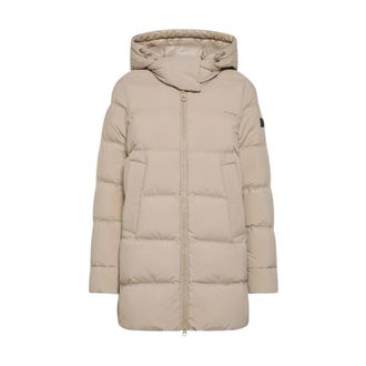 Peuterey Leichte Daunenjacke aus Doppelstoff - - Coats - Damen - Beige - XL