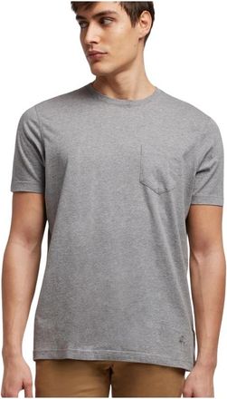 Brooks Brothers Supima Crewneck Baumwoll T-Shirt - - Tops - Herren - Grau - M