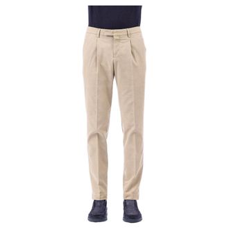 Pantaloni Torino Beige Hose mit Mikrostruktur - - Trousers - Herren - Beige - M