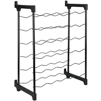 Metaltex Casier 30 bouteilles - CHIANTI, Noir