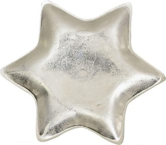 Riffelmacher & Weinberger Riffelmacher Stern Dekoteller Ø 26cm aus Aluminium 70331 | Silber