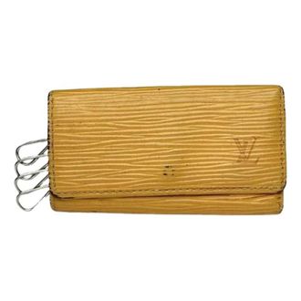 Louis Vuitton Porte-cl&eacute;s en cuir Pre-owned - Femme - Pre-owned - Jaune - Taille: ONE Size
