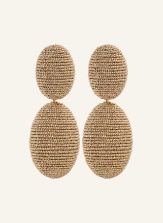 Lott. Gioielli Lott.Gioielli Ohrh&auml;nger Marielle Ce Si Double Braided Oval M Champagne By Glambou gold