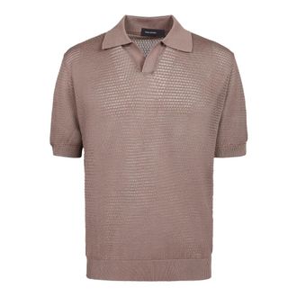 Tagliatore Keith Strickpolo - - Tops - Herren - Braun - S