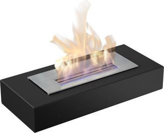 Kratki Kratki - Bio-Ethanolkamin Kamin Dekorativ Tischkamin India schwarz Kamin Ofen