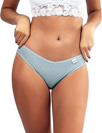 Generic Culotte sans Couture Femme Culotte Femme sans Couture Culotte Femme De Classique Bikini No Show Dentelle Douce Respirante Hipster Sexy Seamless pour J