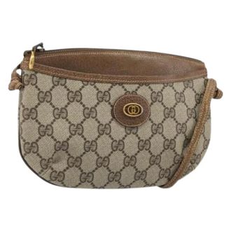 Gucci Sac bandouli&egrave;re vintage GG Canvas Pre-owned - Femme - Pre-owned - Brun - Taille: ONE Size