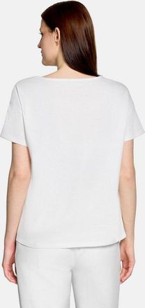Betty Barclay Kurzarmshirt Damen mit Schleifenknoten (1-tlg)
