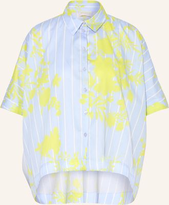 Milano Milano Italy Oversized-Hemdbluse blau