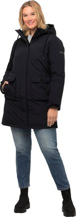 Ulla Popken Damen GRS Hyprar Kapuze Jacken, schwarz, 42-44