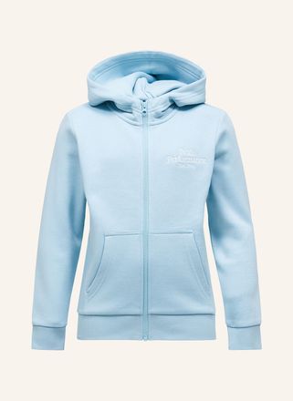 Peak Performance Jr Original Zip Hood Kapuzensweatshirtjacke blau
