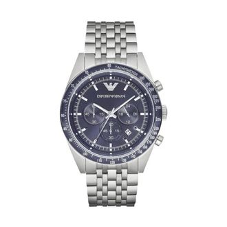 Emporio Armani Sportivo Chronograph Uhr - - Accessories - Herren - Grau - ONE SIZE