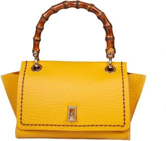 PLINIO VISONA Femme, Sacs, Jaune, Taille: ONE Size Posillipo Cielo
