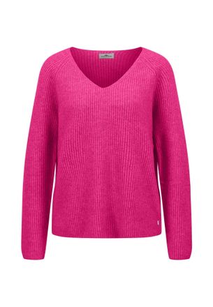 Fynch-Hatton Pullover aus Wollmix mit V-Ausschnitt ELEGANT PINK/L