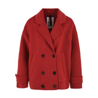 Attic and Barn Harvard Roter Mantel f&uuml;r Damen - - Jackets - Damen - Rot - 2XS