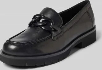 H&ouml;gl Loafers aus Leder mit profilierter Sohle