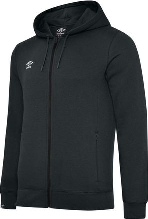 Umbro Club Leisure Kapuzenpullover f&uuml;r Herren (Schwarz/Wei&szlig;)