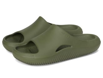 Crocs Unisex Mellow Recovery Slides, f&uuml;r Erwachsene, Army Green, 34-35