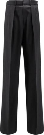 Tom Ford Homme, Pantalons, Noir, Taille: XL Pleated Suit Pantalons