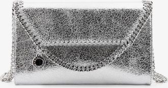 Stella McCartney Falabella metallic fabric crossbody bag - STELLA MCCARTNEY - gender_Woman