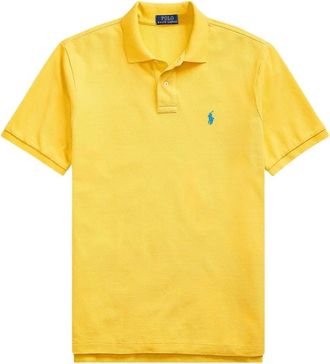 Polo Ralph Lauren Homme, Tops, Jaune, Taille: XL Polo en piqu&eacute;