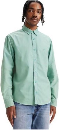 Levi's Chemise boutonnée Authentic pour Homme, Robson Aquifer Garment Dye, S