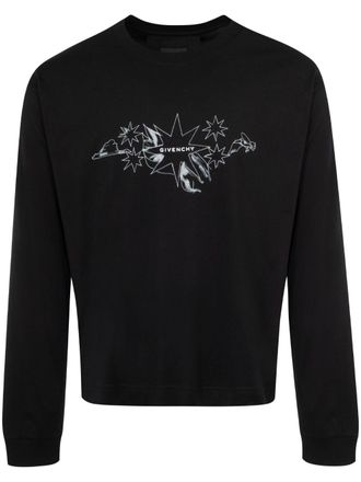 Givenchy t-shirt à imprimé Tarot - Noir