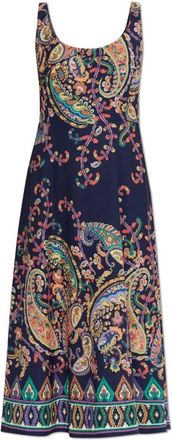 Etro Femme, Robes, Multicolore, Taille: 36 FR Robe Imprim&eacute;e Sans Manches