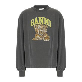 Ganni Damen, Sweatshirts & Hoodies, Grau, XSGr&ouml;&szlig;e