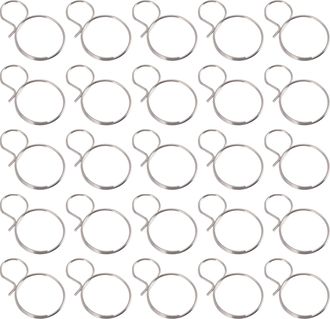 Valiclud 40 St&uuml;Ck Metall Deckenleuchte Clip 9-Zoll Bubble Ball Kristallverbinder F&uuml;R Diy Beleuchtung Vorh&auml;Nge Kronleuchter Zubeh&ouml;R