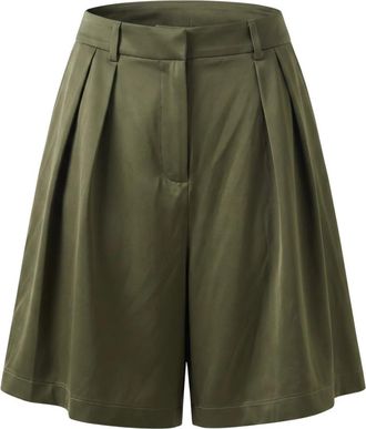 Nenette Lange Shorts - - Shorts - Damen - Gr&uuml;n - S