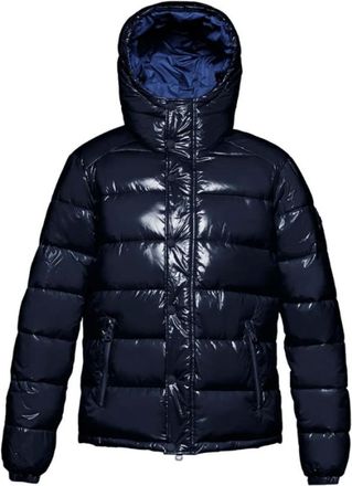 Invicta Femme, Vestes, Bleu, Taille: 46 FR Veste brillante &agrave; capuche