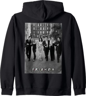 Friends TV Show Poster Iconic Group NYC Street Retro 90er Jahre Fan Kapuzenjacke