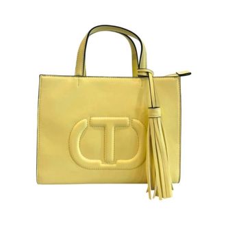 Twinset Bicolor Polyethylen Schultertasche - - Bags - Damen - Gelb - ONE SIZE