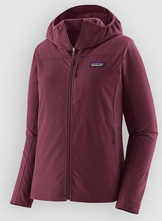 Patagonia R1 Crossstrata Hoody Jacke berry fig