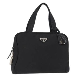 Prada Sac &agrave; main en nylon Pre-owned - Femme - Pre-owned - Noir - Taille: ONE Size