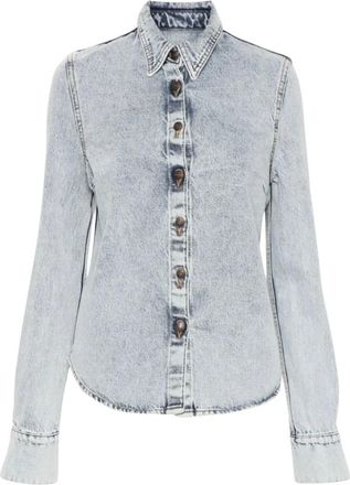 Magda Butrym Femme, Blouses et Chemises, Bleu, Taille: 36 FR Denim 05 Shirt