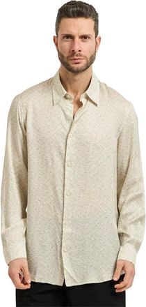 A|X Armani Exchange Homme, Chemises, Beige, Taille: 2XL AX Long-sleeve Shirt