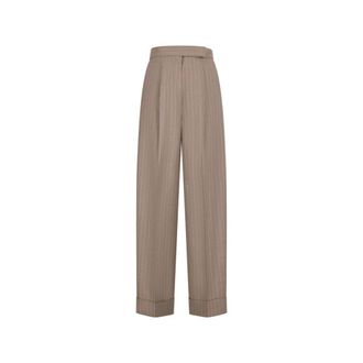 Max Mara Femme, Pantalons, Brun, Taille: 36 FR Mxmmanetta Pants