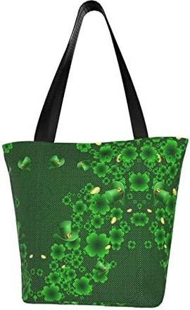 AOOEDM St PatrickS Day Pattern Tote Bag Femmes Capacit&eacute; &Eacute;paule &Eacute;picerie Sacs
